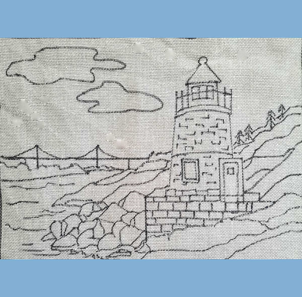 Lighthouse on the Bay Pattern – Seaside Rug Hooking Company